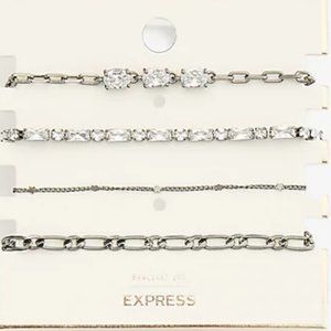 Express | Jewelry | New Express 4 Star Chain Bracelet Gift Set | Poshmark